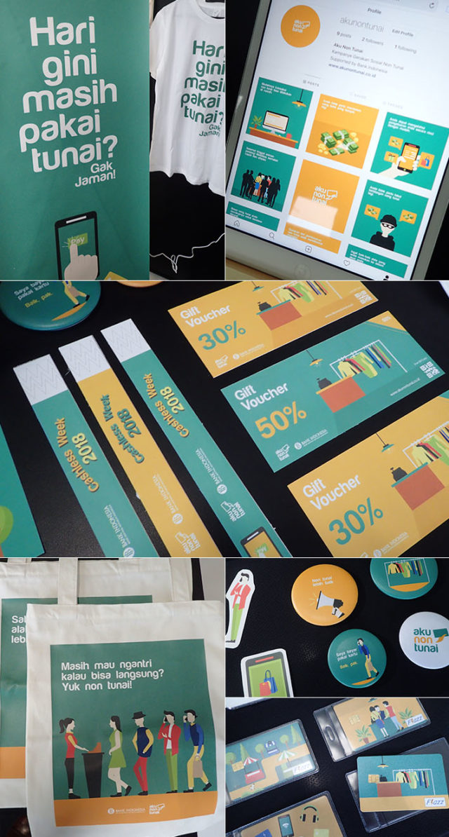Perancangan Komunikasi Visual Kampanye Sosial Cashless Desain