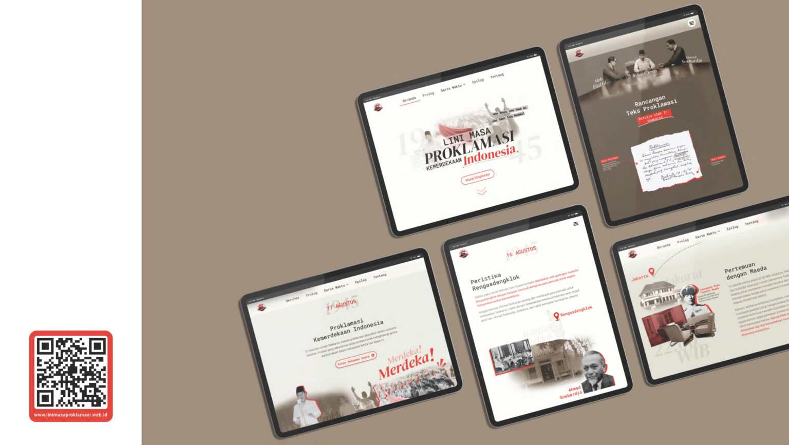 PERANCANGAN KOMUNIKASI VISUAL INFOGRAFIS INTERAKTIF LINI MASA ...