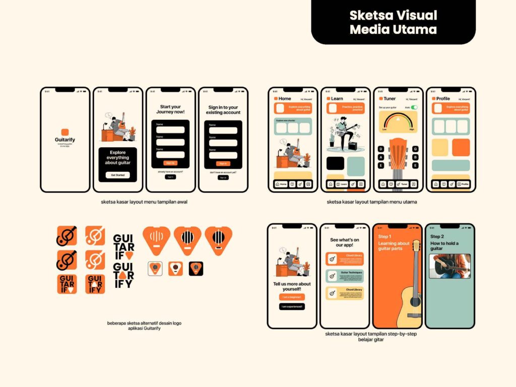 PERANCANGAN USER INTERFACE APLIKASI MOBILE “GUITARIFY”, UNTUK ...